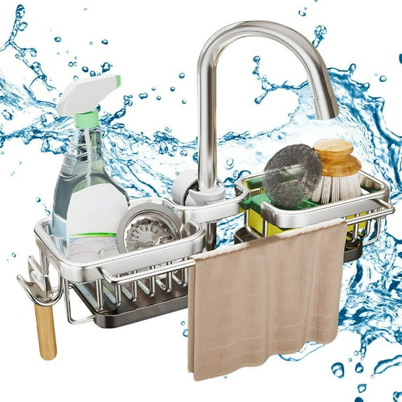 Kitchen Sink Faucet Organizer for kitchen and bathroom, Kitchen Sink ...