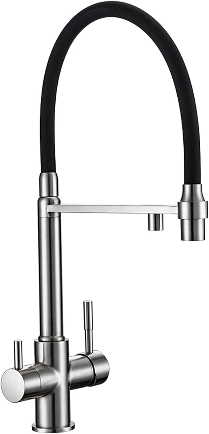 Kitchen Sink Faucet, Reverse Osmosis Tri Flow 3-in-1 Faucet 3 Way Water ...