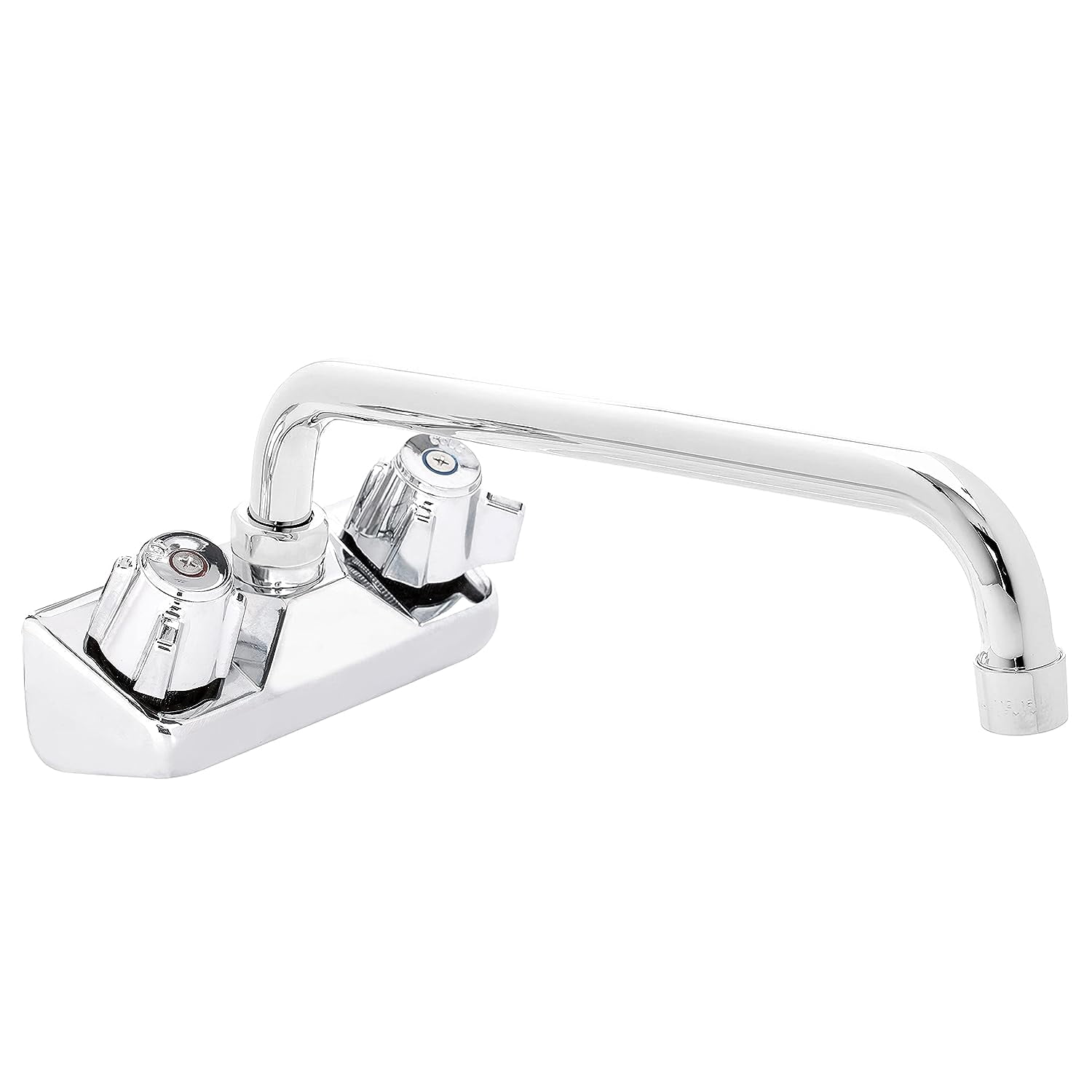 Kitchen Sink Faucet Wall Mount - DuraSteel 4" Center Commercial Kitchen ...