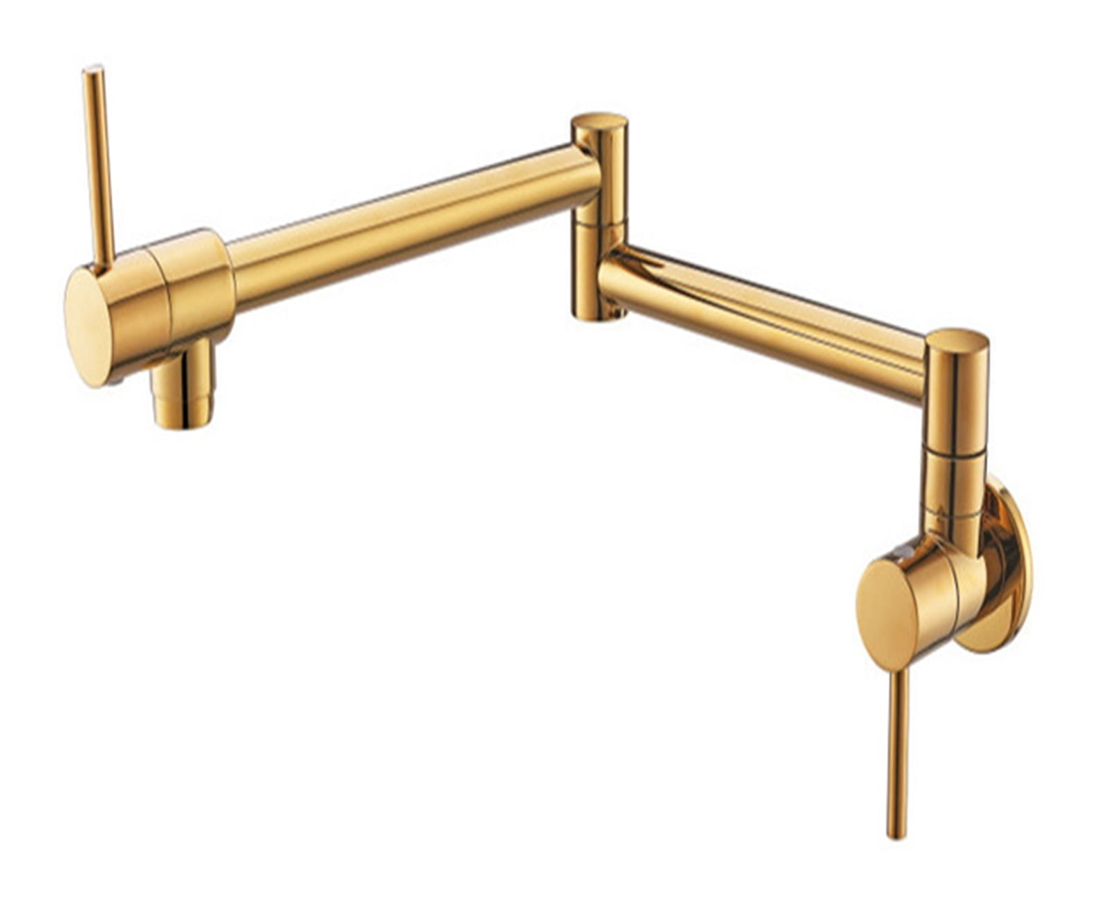 Kitchen Sink Faucet Wall Mounted Pot Filler Tap Brass Kitchen Faucet ...