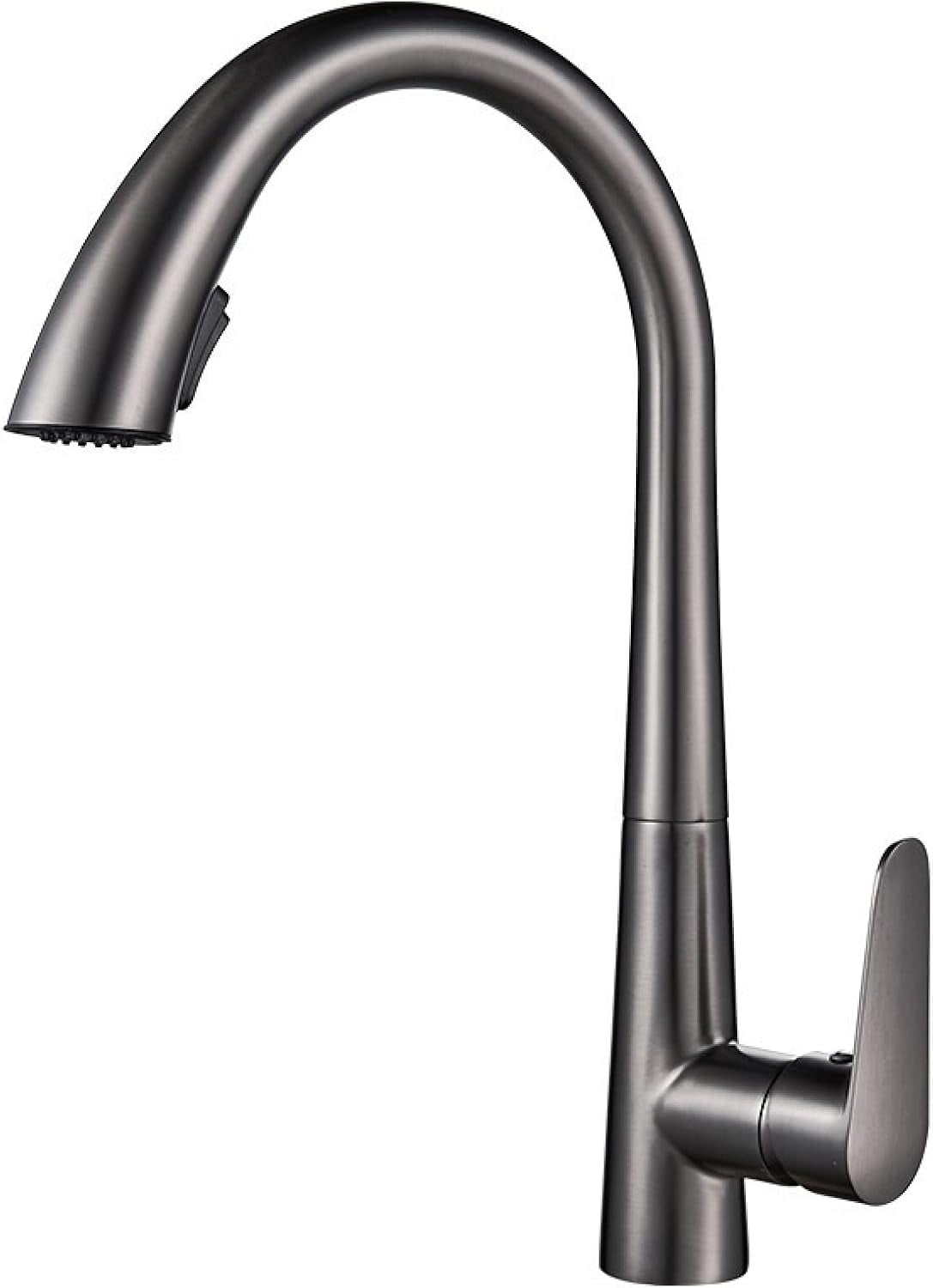 Kitchen Sink Faucets with Pullout Sprayer,Single Handle Single Hole 2 ...