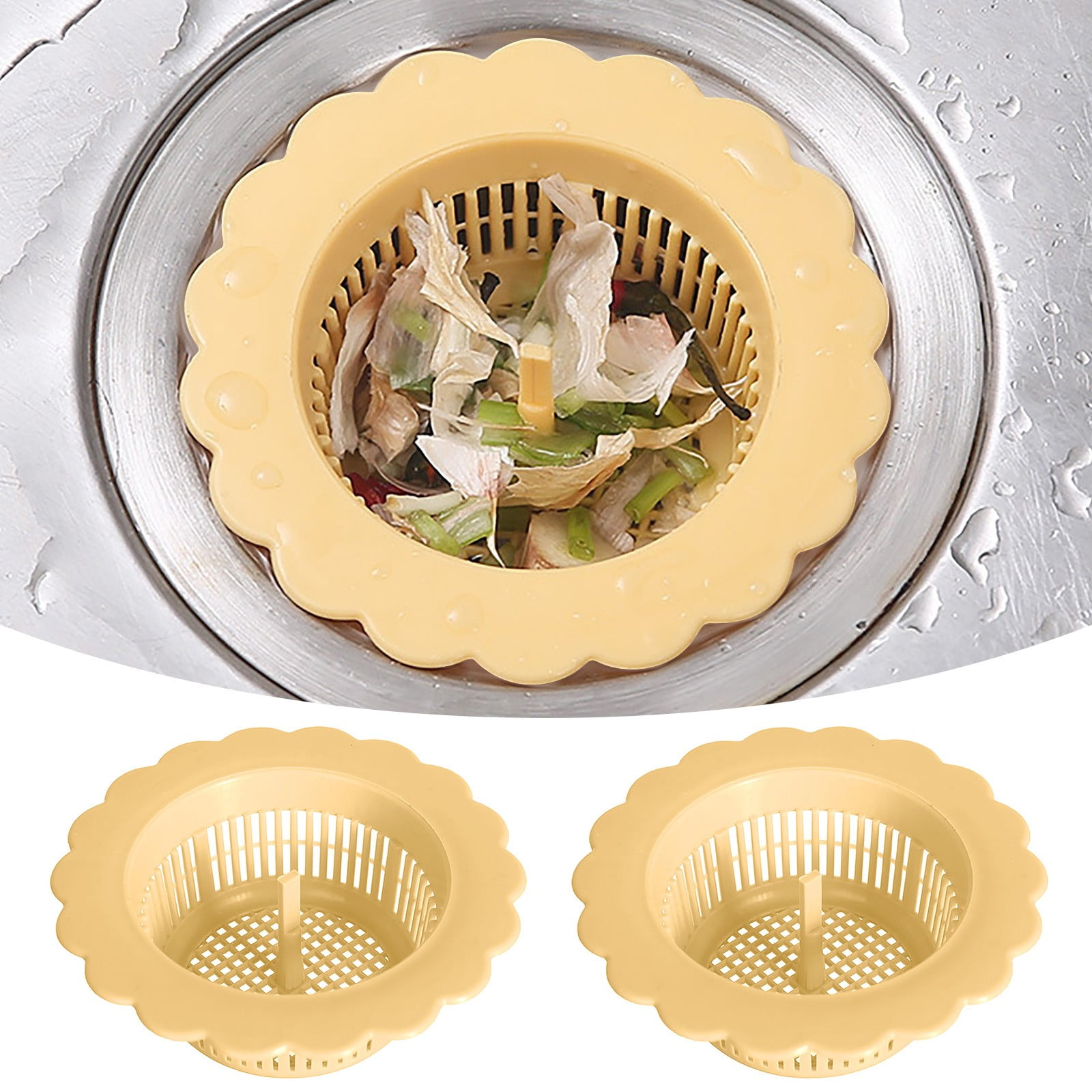 Kitchen Sink Leakage Filter 2Pc Of The Day Kitchen Sink Drain Strainer ...