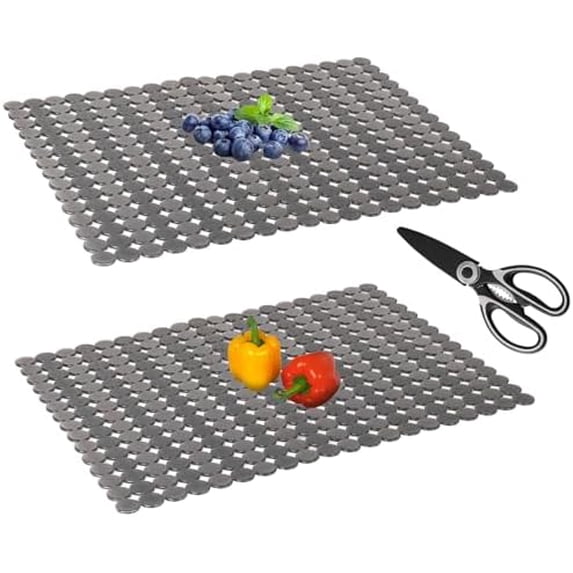 Kitchen Sink Mat for Stainless Steel/Ceramic Sinks,2 Pack Dish Sink ...