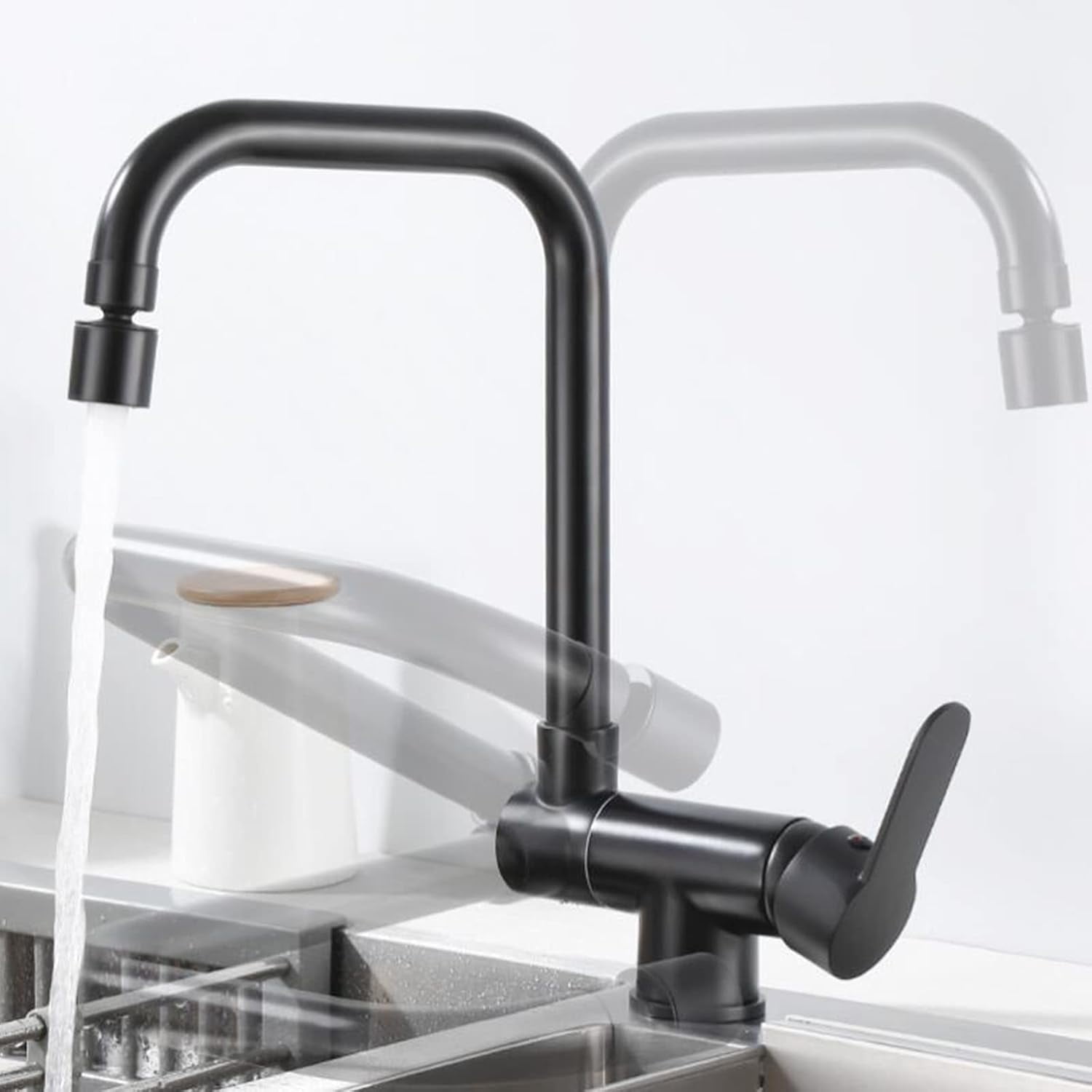 Kitchen Sink Mixer Faucet Folding Inside Window Kitchen Faucets Sink ...