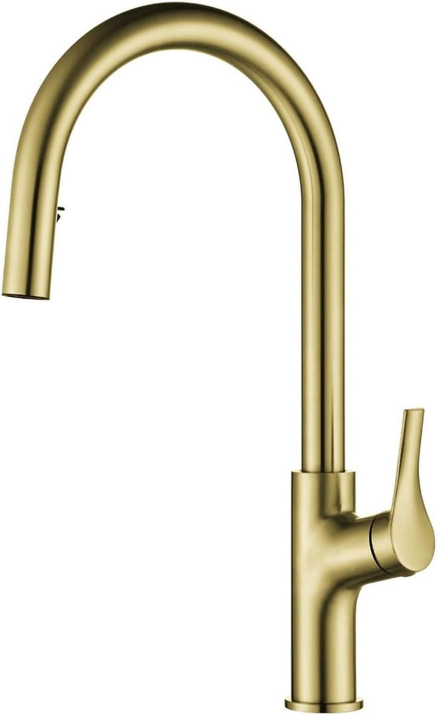 Kitchen Sink Mixer Faucets 304 Stainless Steel Material Pulling Down ...