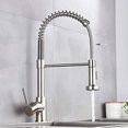 Kitchen Sink Mixer Tap, Faucets Brushed Nickle Kitchen Faucet Pull Down ...