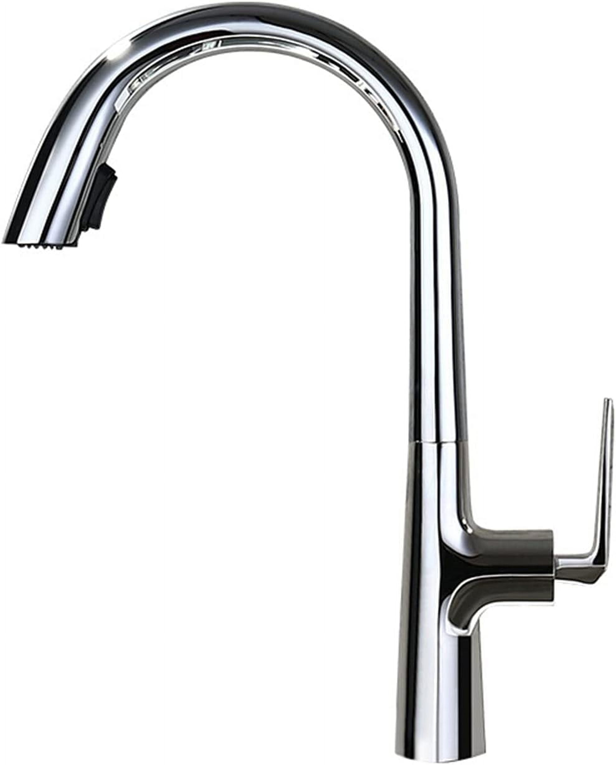 Kitchen Sink Mixer Tap, Pull-Out Single Handle High Arc Kitchen Faucets ...