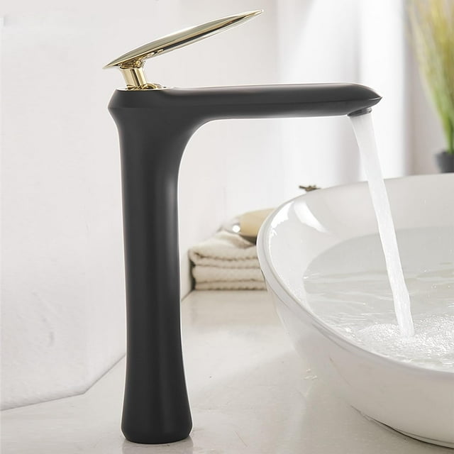 Kitchen Sink Mixer Tap, Single-Handle Bathroom Sink Faucet Modern ...
