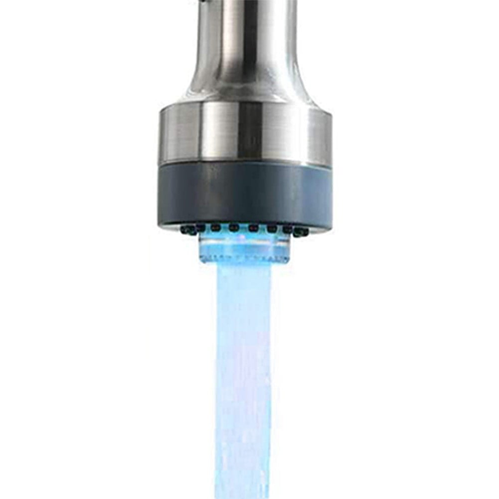 Kitchen Sink Pull-Down Faucet Led Spray Head Replacement Spring Single ...
