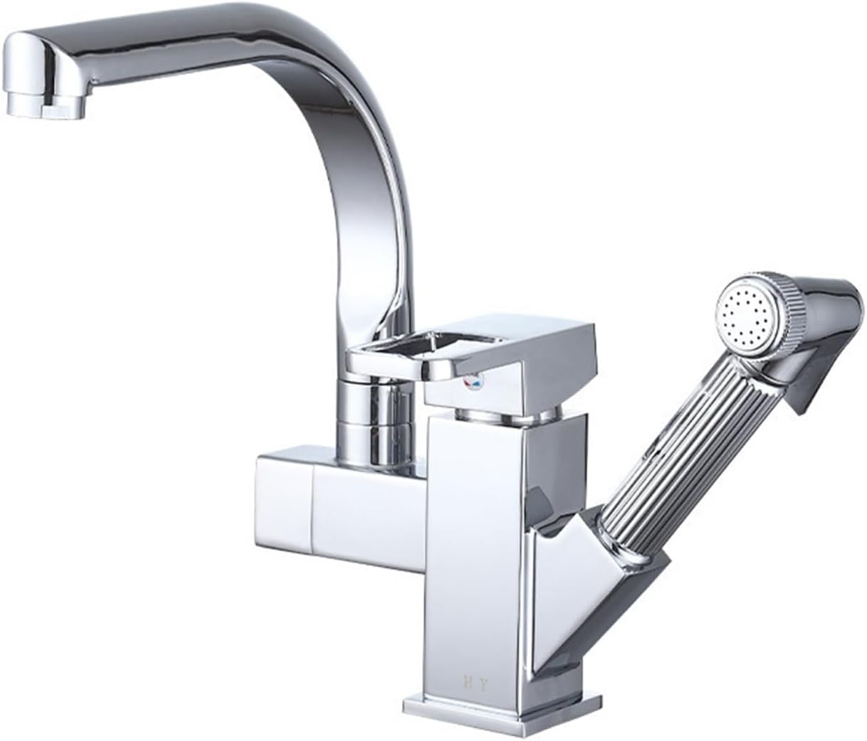 Kitchen Sink Pull-Out Telescopic Faucet Multi-Purpose Pressurized Spray ...