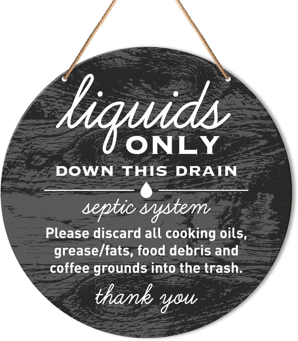 Kitchen Sink Rules Sign Decor For Wall, Kitchen Hanging Sign Decor ...