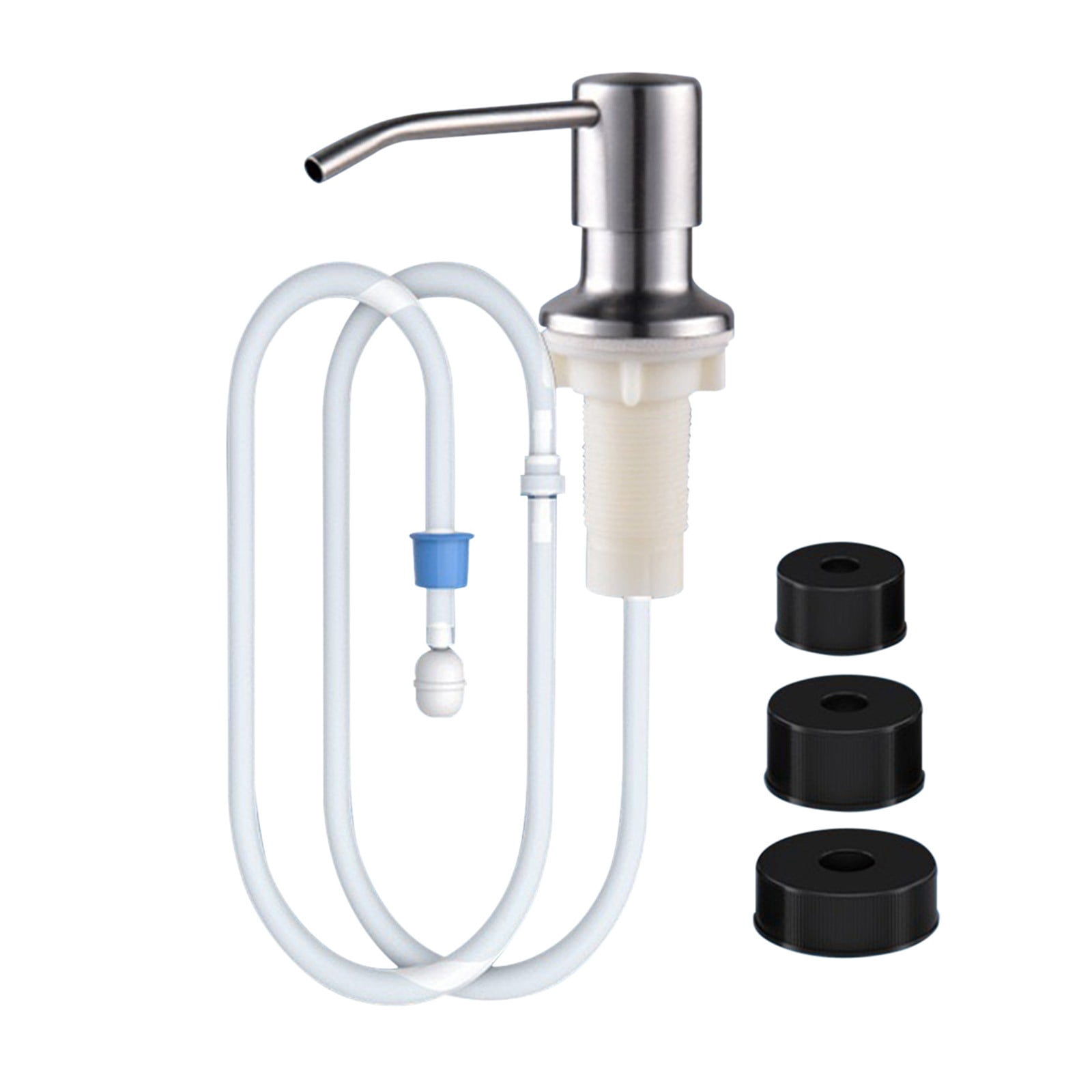 Kitchen Sink Soap Dispenser,Stainless Steel Kitchen Soap Pump,Extension ...