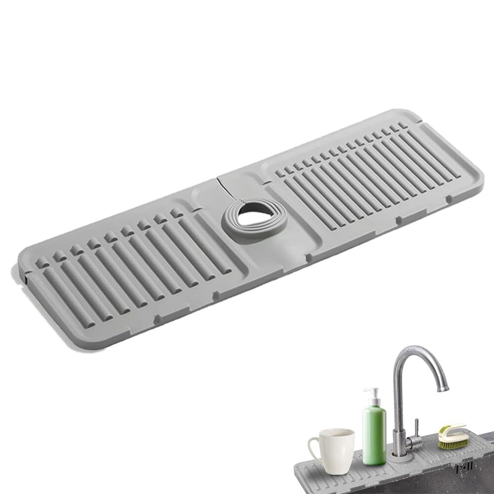A Kitchen Sink Splash Guard, Kitchen Sink Splash Guard Silicone ...