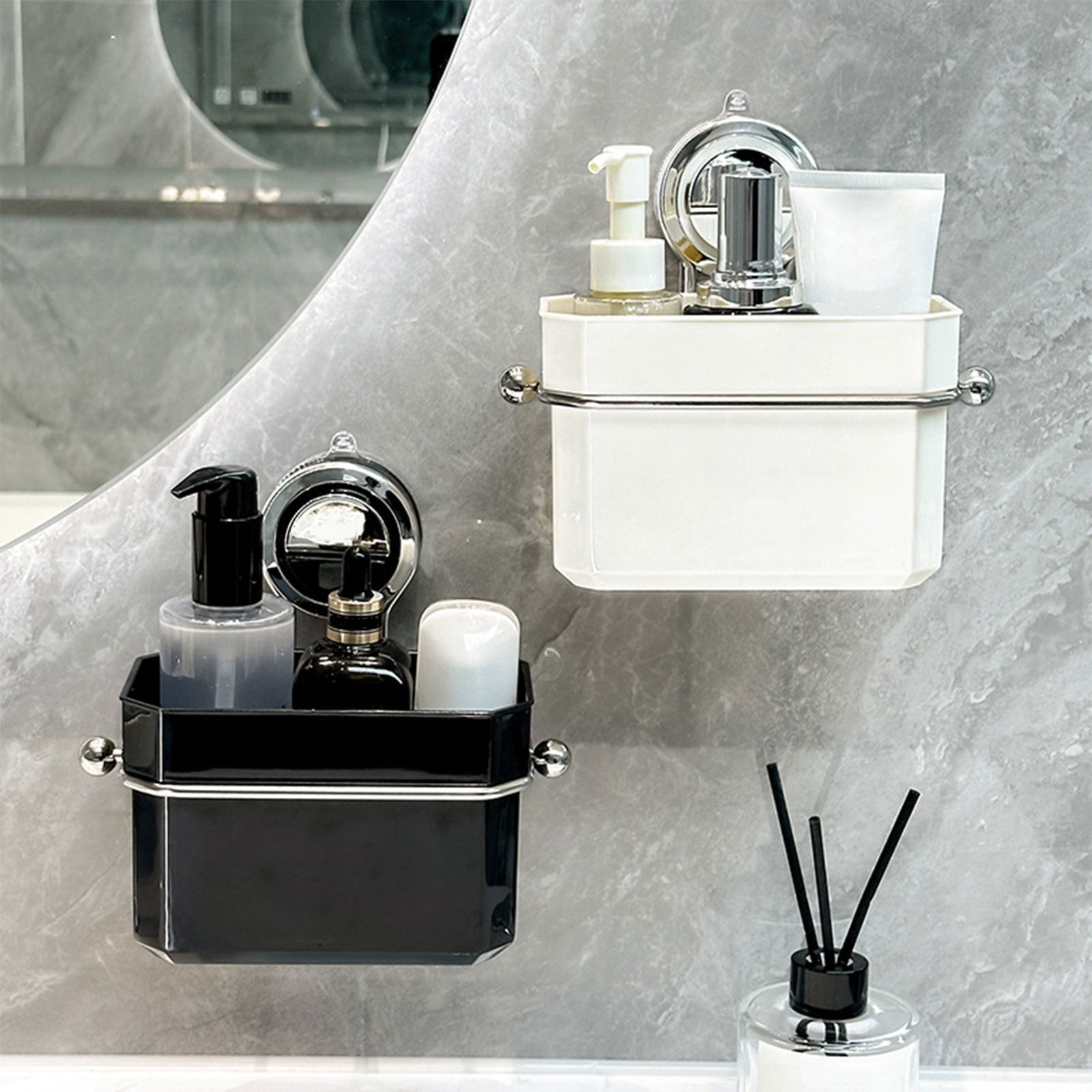 Kitchen Sink Sponge Holder Caddy | Movable Plastic Hanging Organizer ...