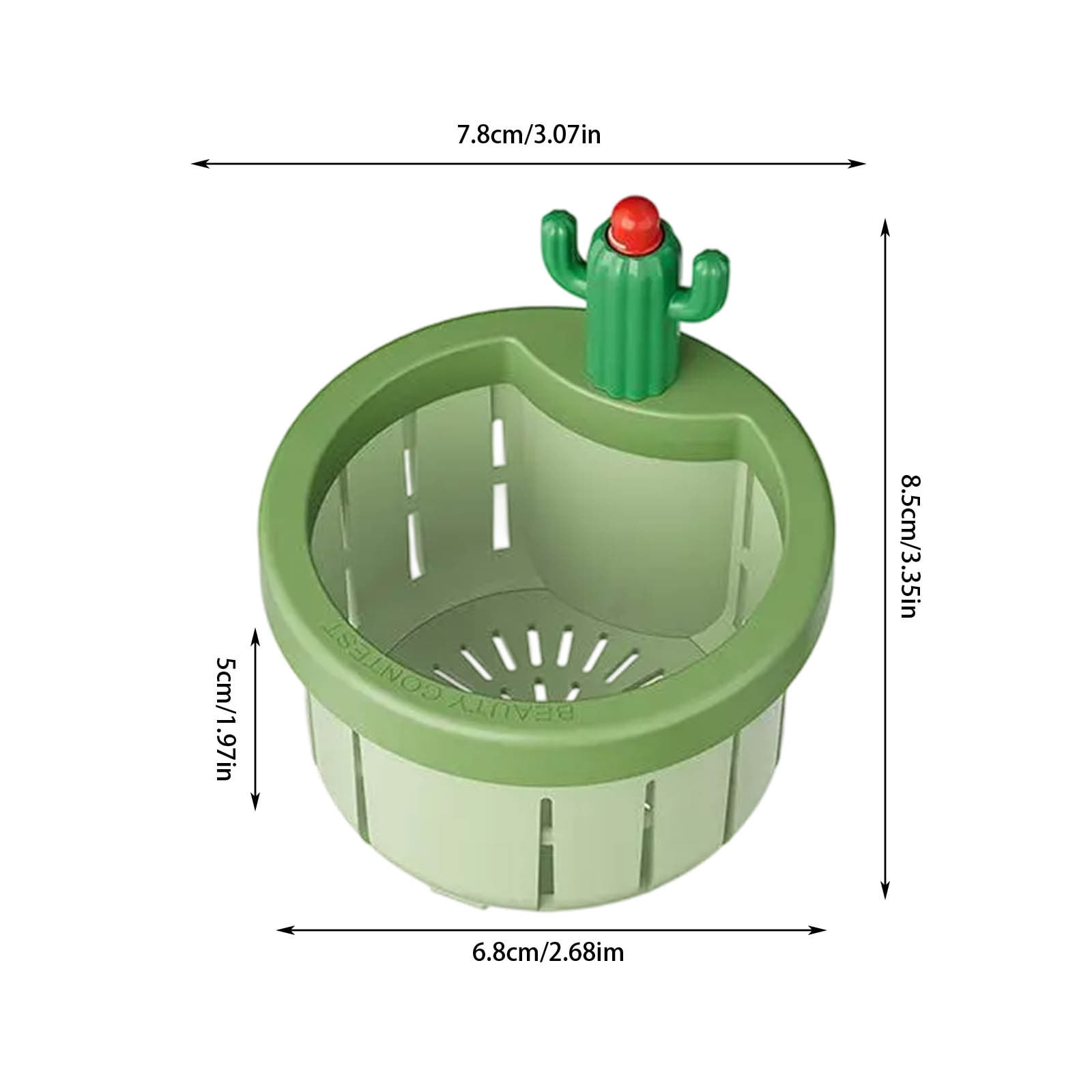 Kitchen Sink Strainer Automatic Dumping Cactus Shaped Basket Strainer ...