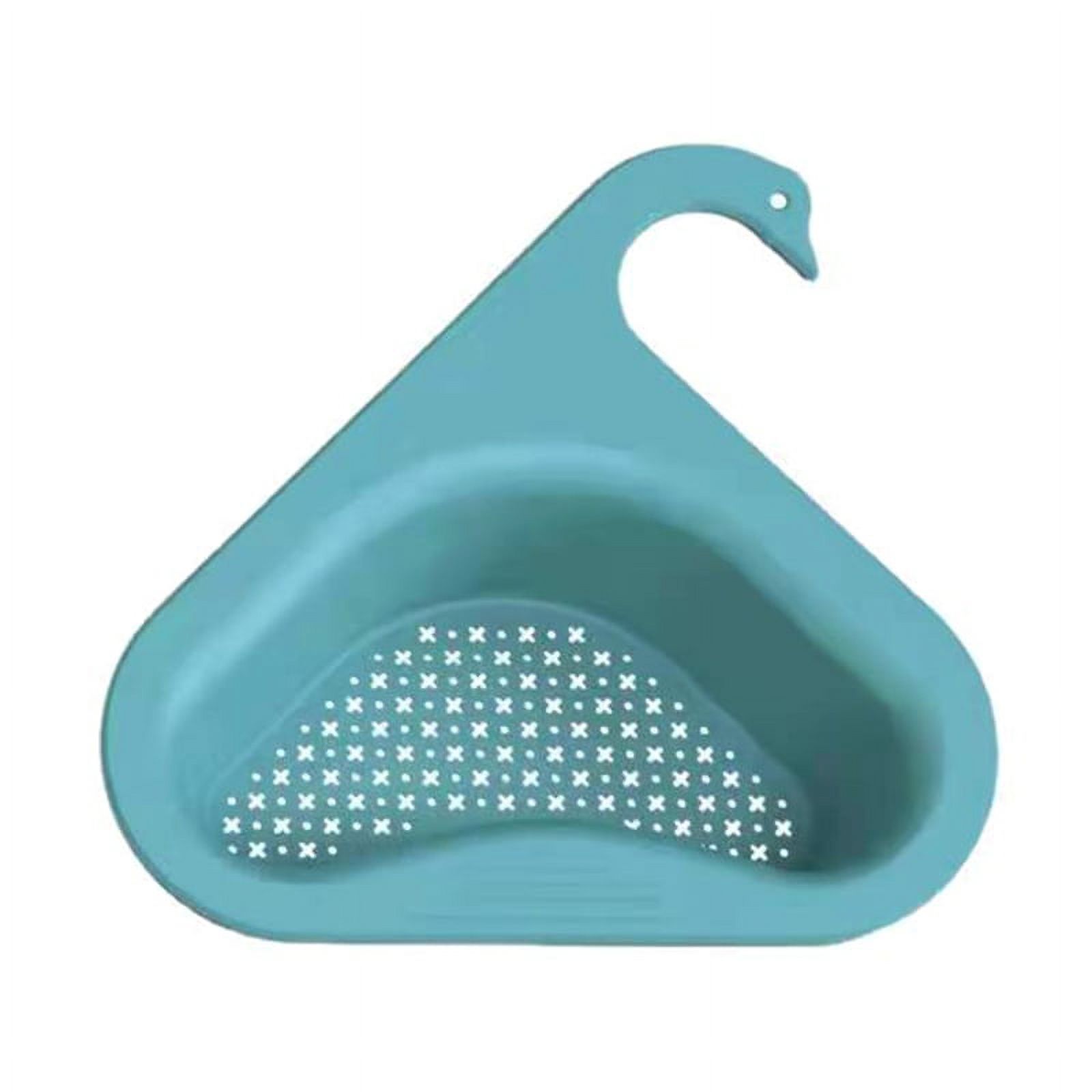 Kitchen Sink Strainer Basket Fruit Vegetable Drainer Sponge Rack Drain ...