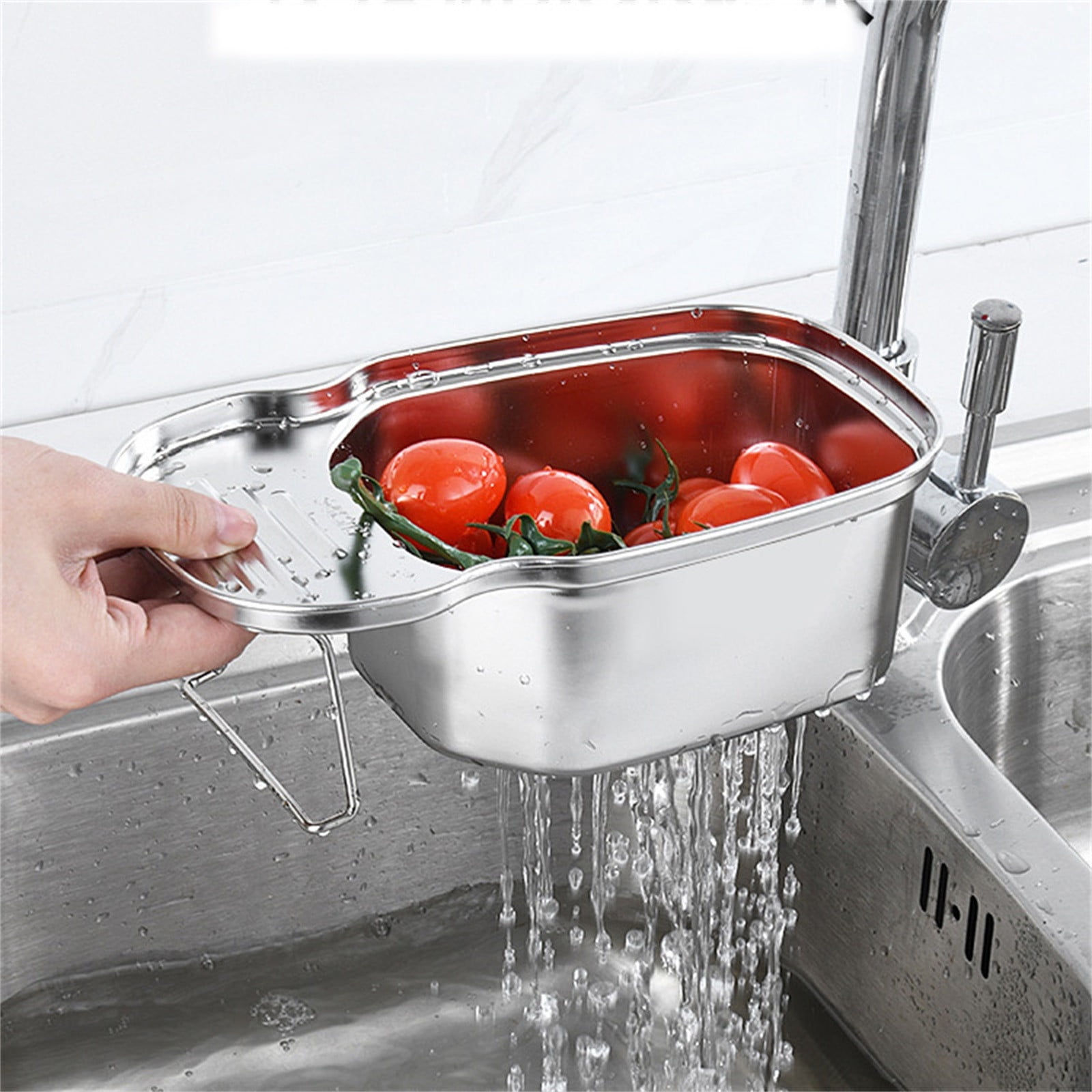 Kitchen Sink Strainer Basket Stainless Steel 304 | Saddle-Shaped Multi ...