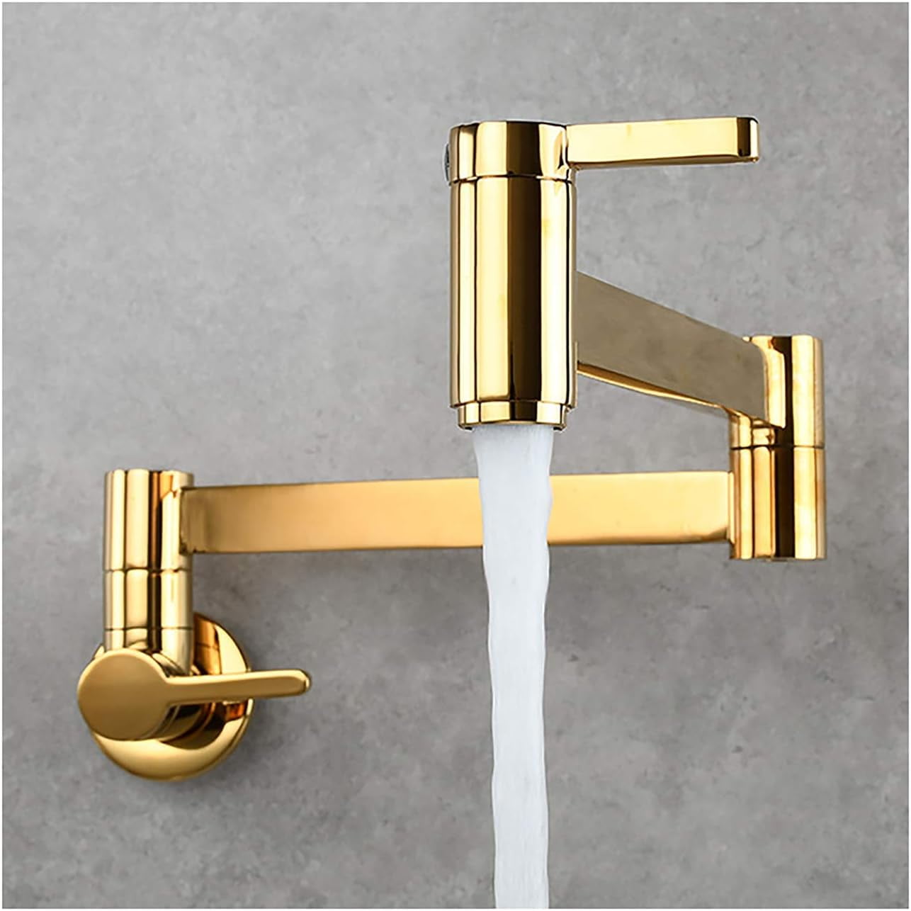 Kitchen Sink Tap Brass Single Cold Water Taps Folding Pot Filler Faucet ...