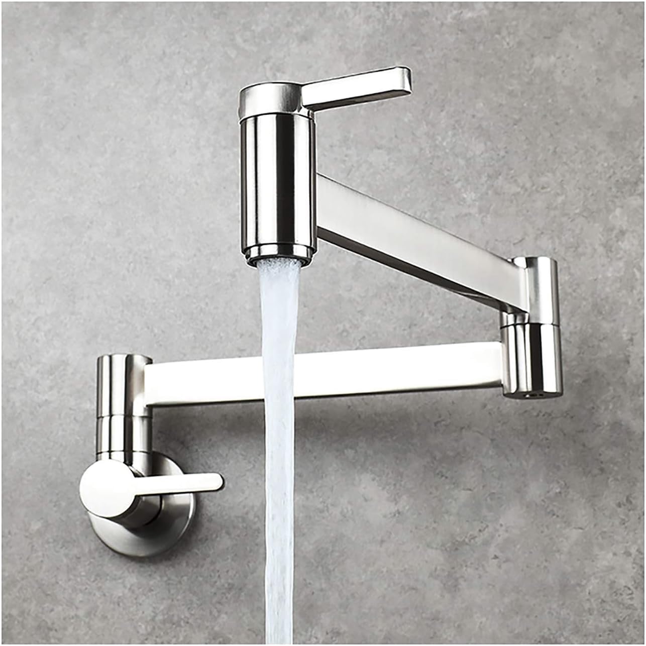 Kitchen Sink Tap Brass Single Cold Water Taps Folding Pot Filler Faucet ...