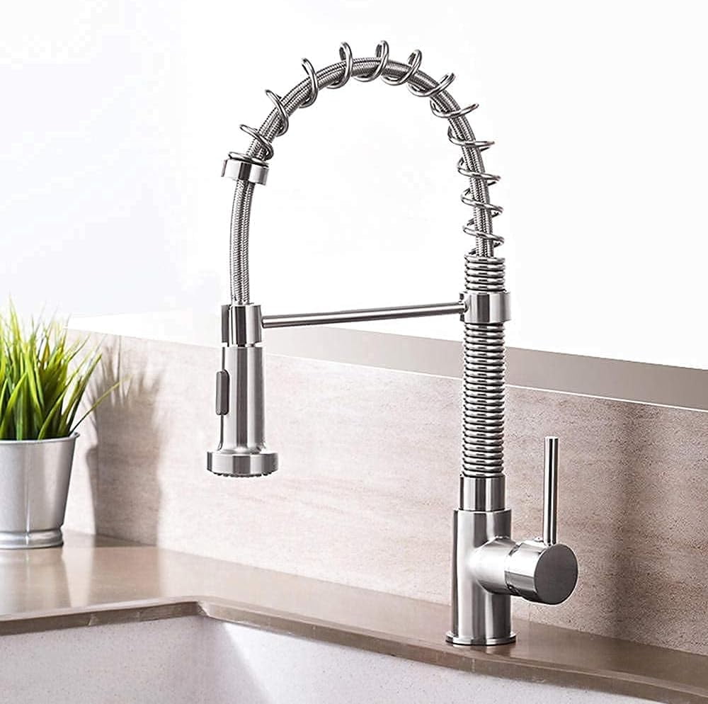 Kitchen Sink Tap with Pull Out Spray Hot and Cold Kitchen Mixer Tap ...