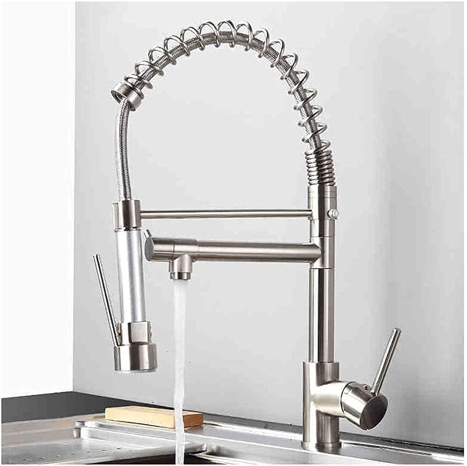Kitchen Sink Taps Single Handle Kitchen Sink Tap Pull Out Sprayer Mixer ...