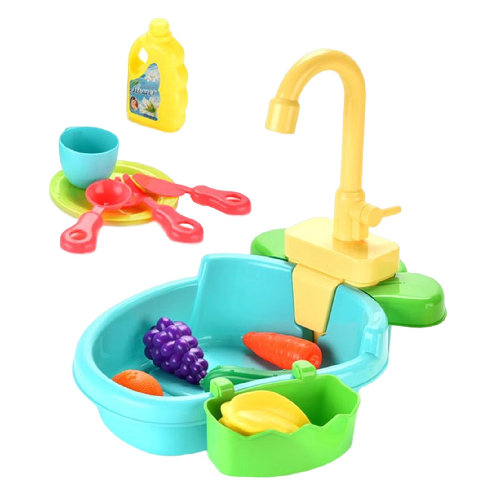 Kitchen Sink Toys Automatic Faucet and Accessories Bird Baths Tub for ...