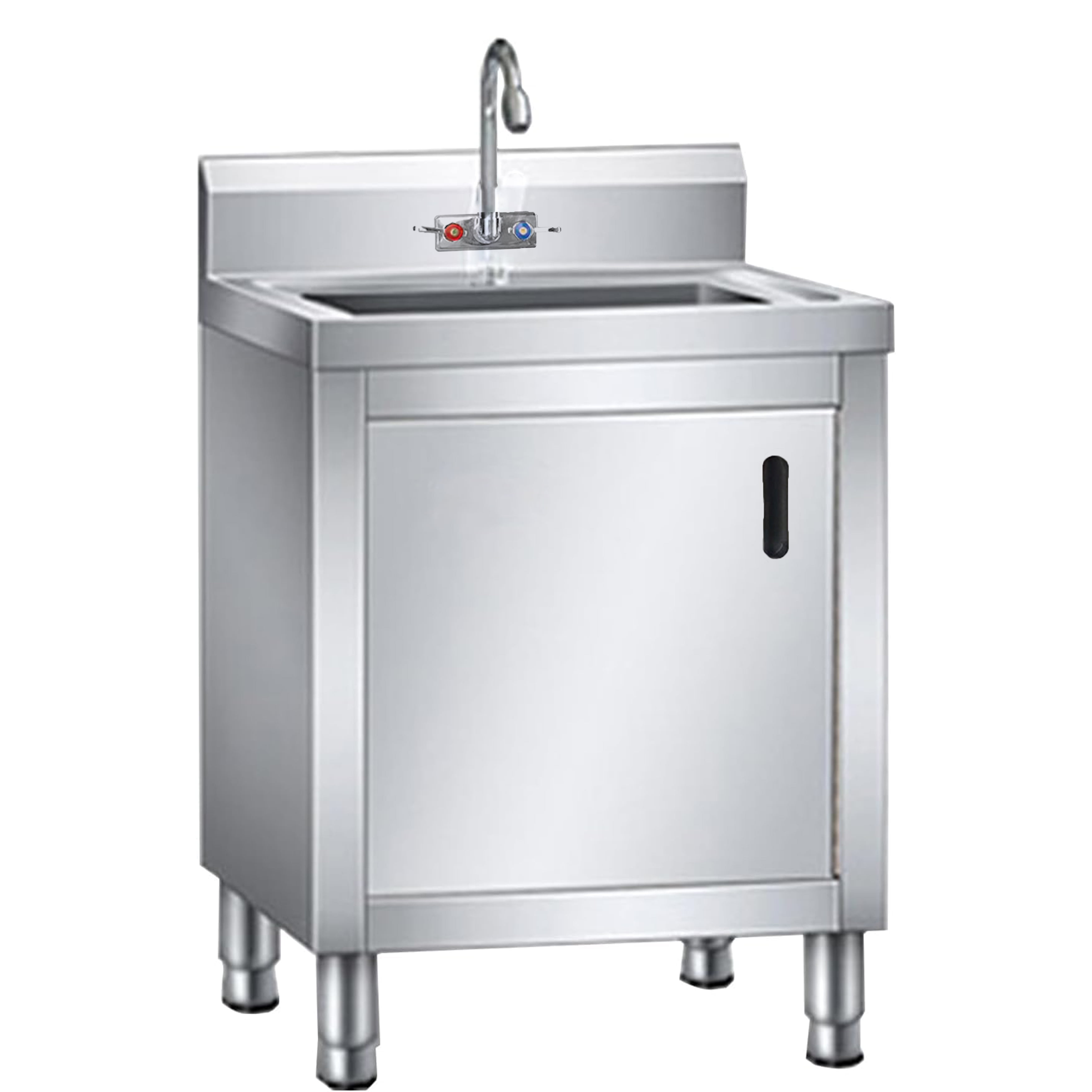 Kitchen Sink with Cabinet Stainless Steel Sink, Free Standing Kitchen ...