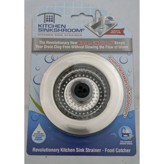 Kitchen Sinkshroom® Revolutionary Strainer W/ Anti-Clog Technology By ...