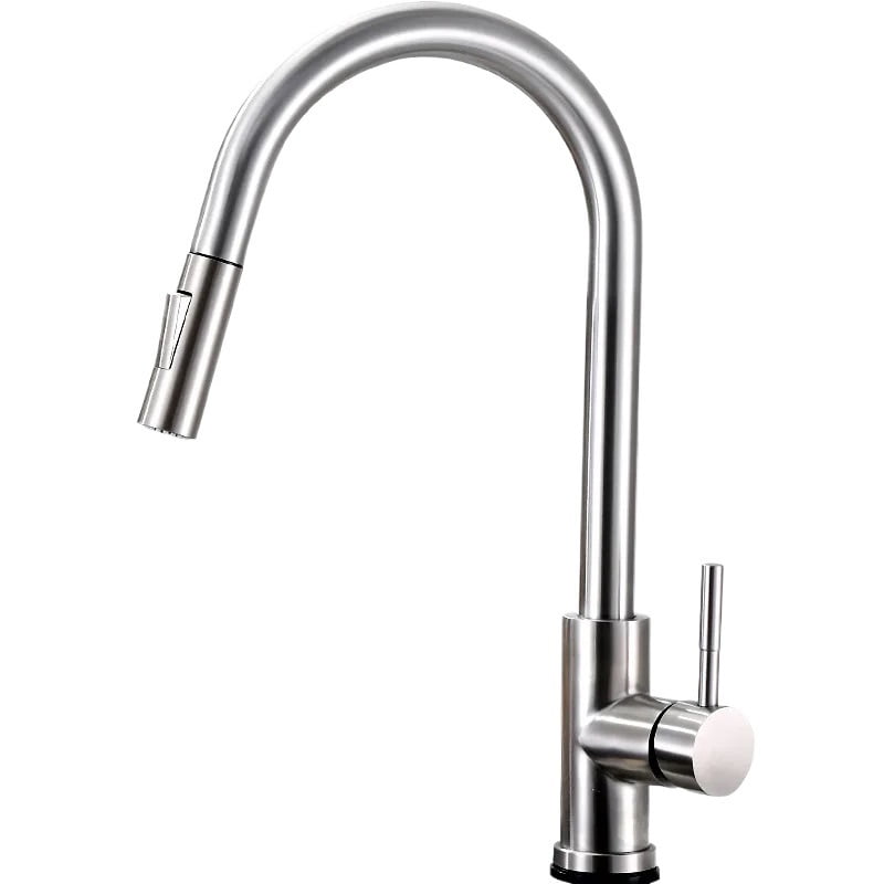 Kitchen Smart Touch Kitchen Faucet Pull Out 304 Stainless Steel Sensor ...