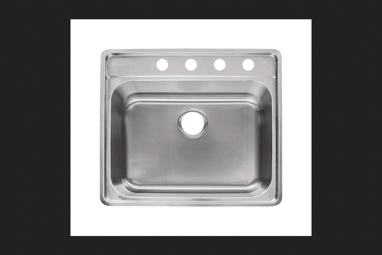 KITCHEN SNK FAST SGL 18G (Pack of 1) - Walmart.com