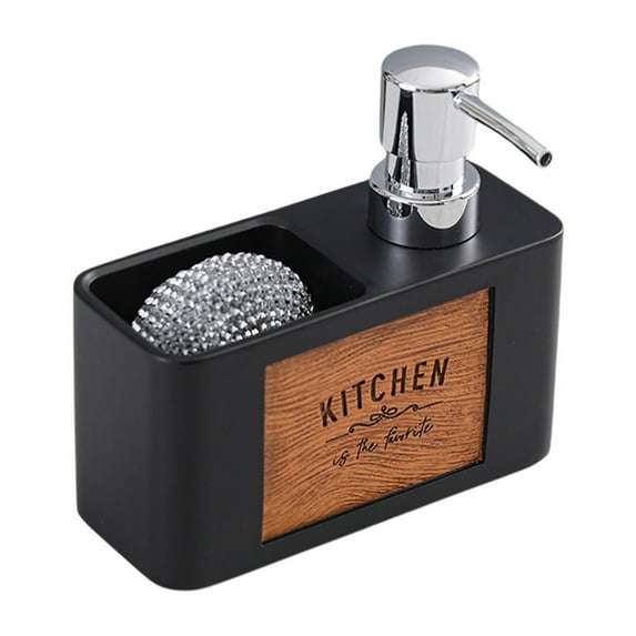 Kitchen Soap Dispenser Set with Sponge Caddys 2in1 Kitchen Soap ...