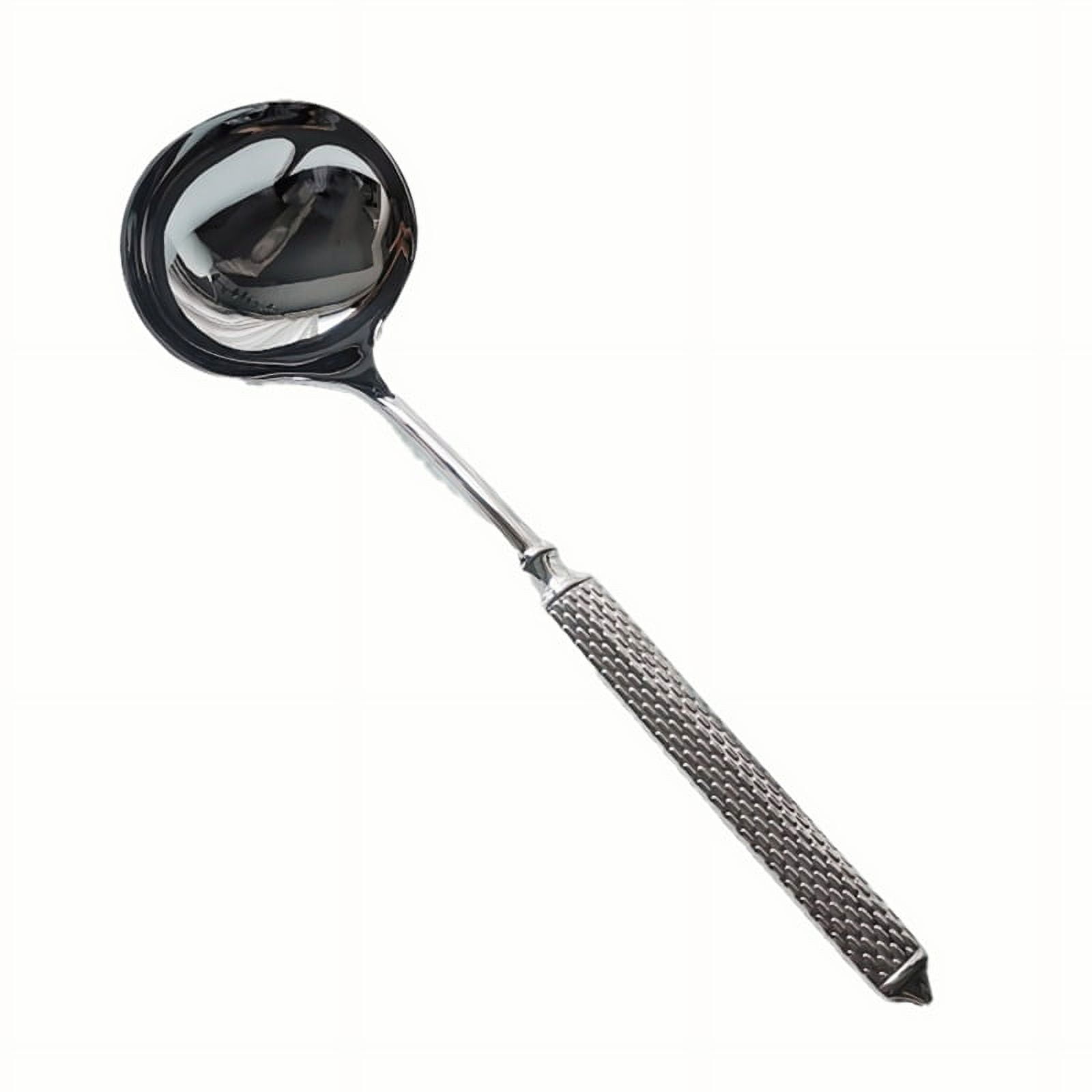 Kitchen Soup Ladle 304 Stainless Steel Punch Metal Luminous Ladell ...