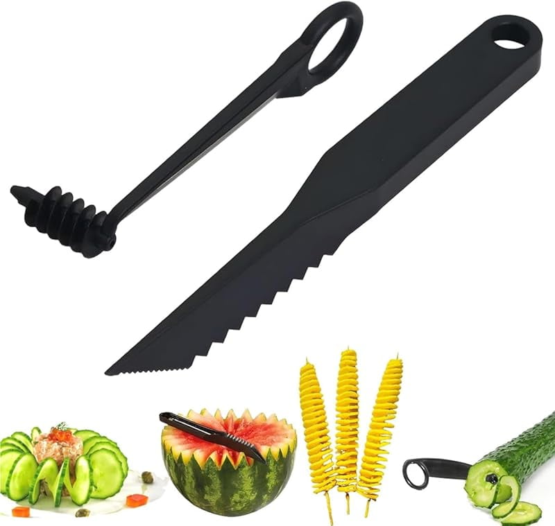 Kitchen Spiral and V-Shaped Tools, Potato Spiral Cutter, Spirals Potato ...