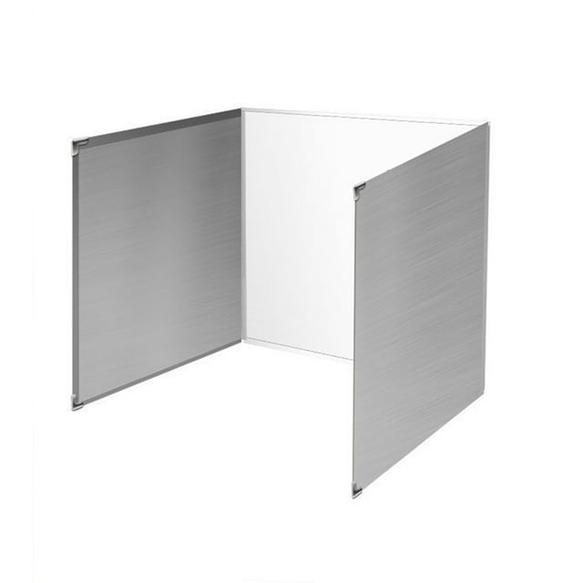 Kitchen Splash Guard Plate Stainless Steel Foldable Gas Stove Baffle ...