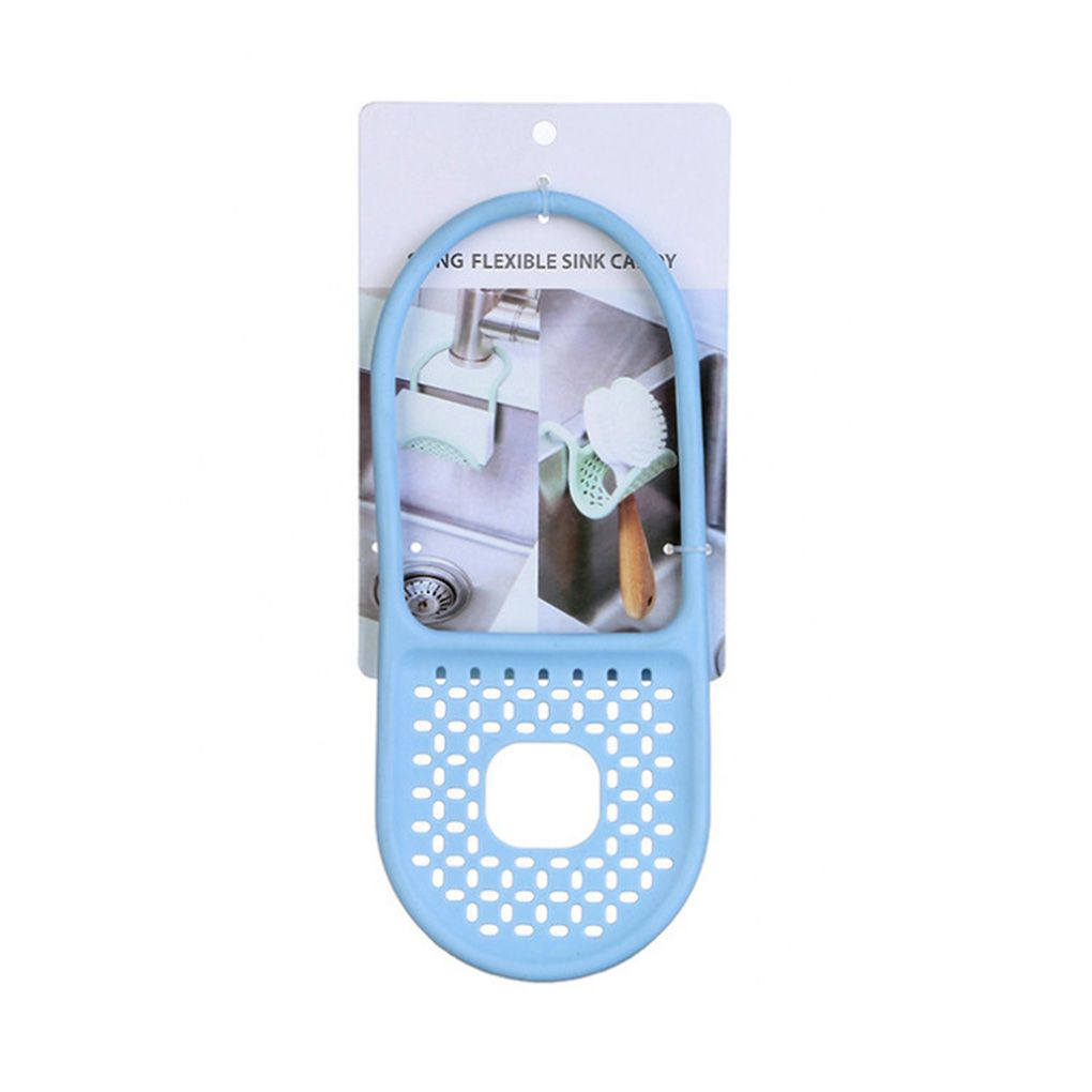 Kitchen Sponge Holder Foldable Drying Storage Rack Hanging Rag Shelf ...