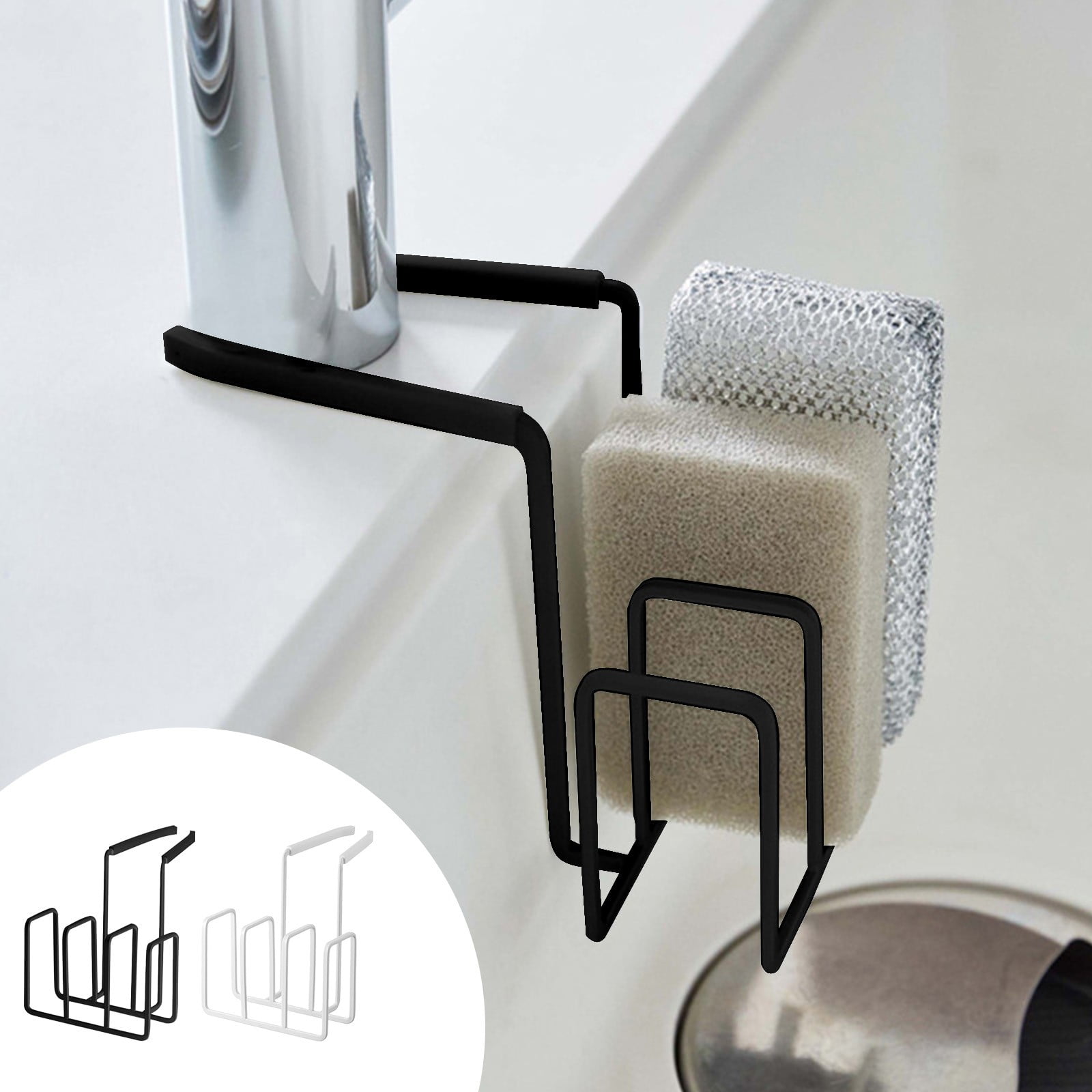 Kitchen Sponge Rack 3 Layer Organizer | Rust Proof Steel | Fast ...
