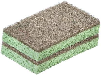 Kitchen Sponges for Washing Dishes, Non-Scratch Cellulose Dish Scrub ...