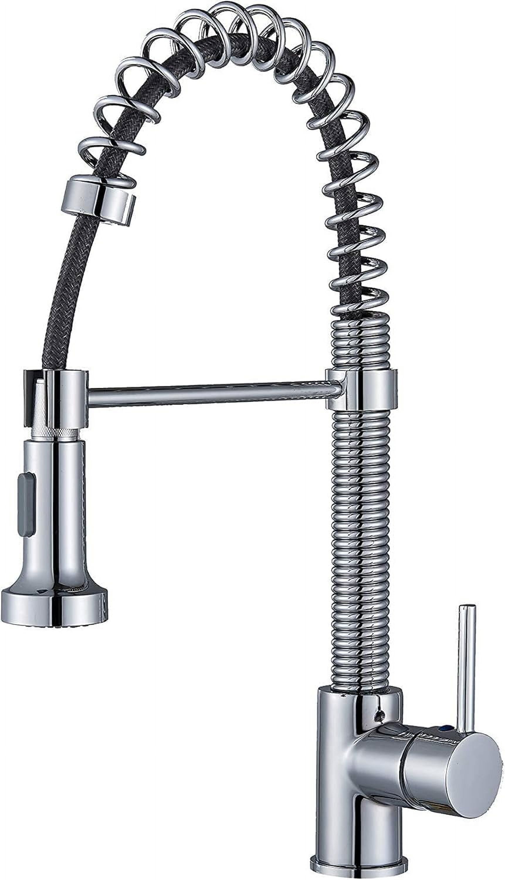 Kitchen Spring Faucet,with Swivel Spout Pull Out Sprayer,Kitchen Tap ...
