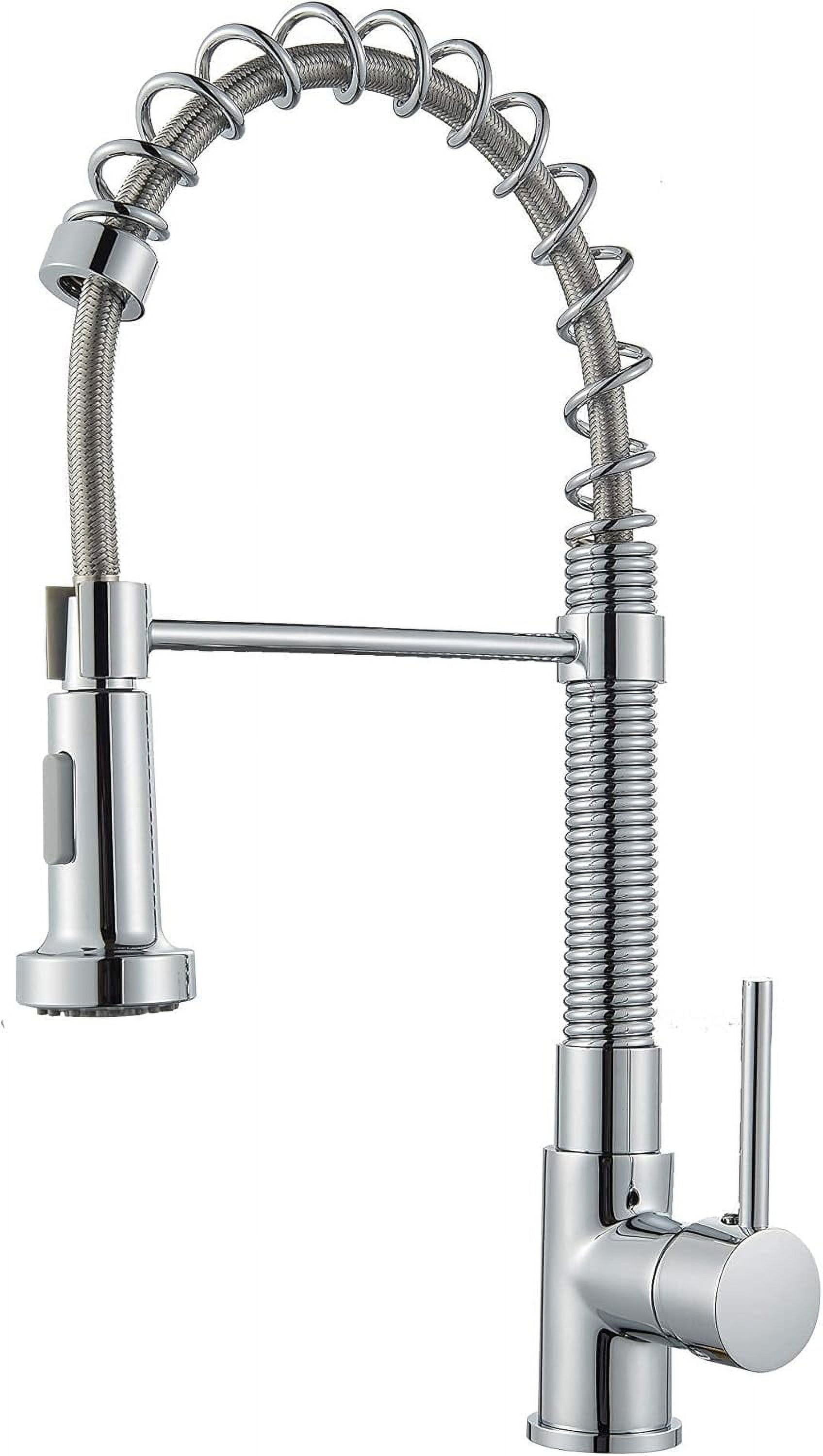 Kitchen Spring Faucet,with Swivel Spout Pull Out Sprayer,Kitchen Tap ...