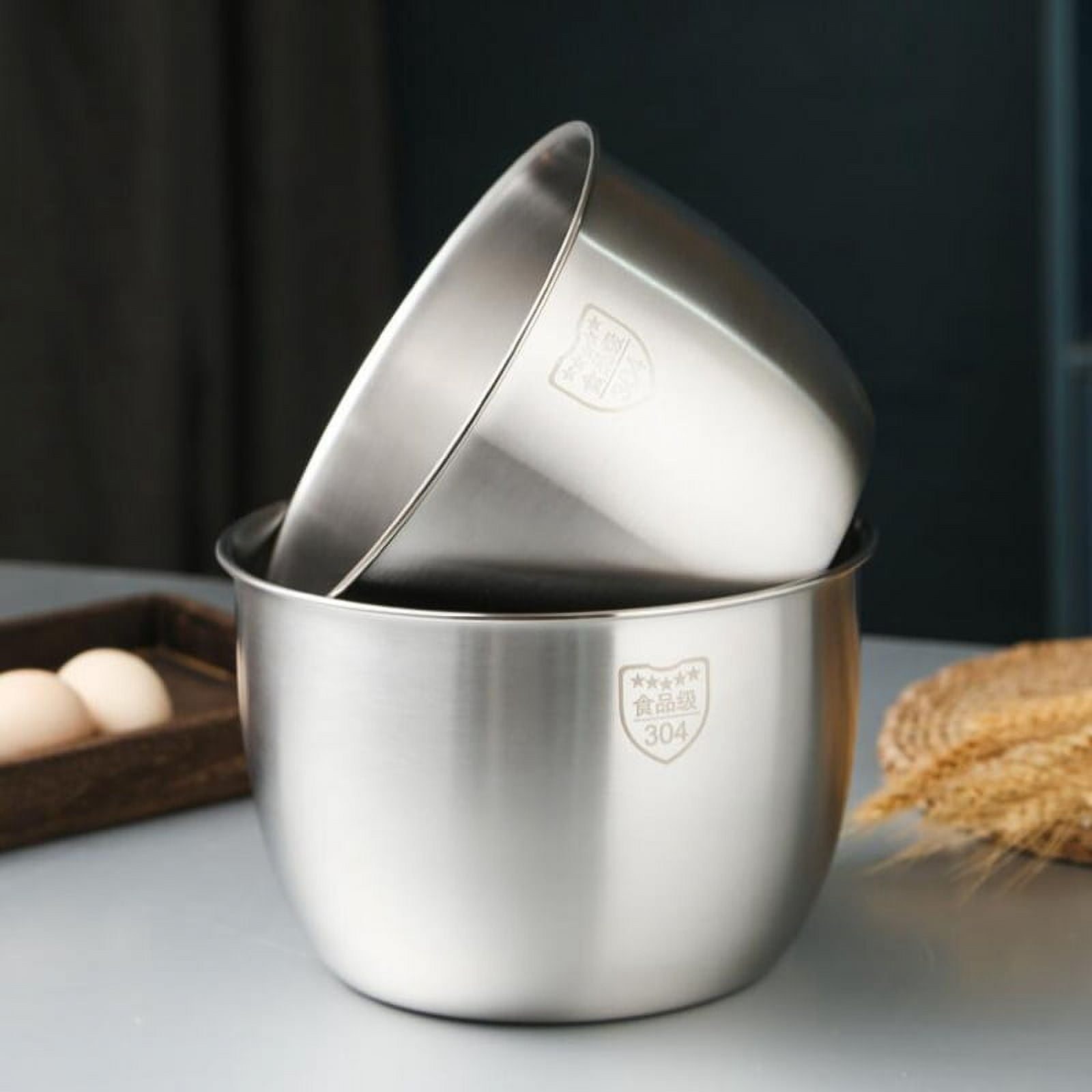 Kitchen Stainless Steel 304 Mixing Bowl Cooking Mixer Bowl, 2800ML ...