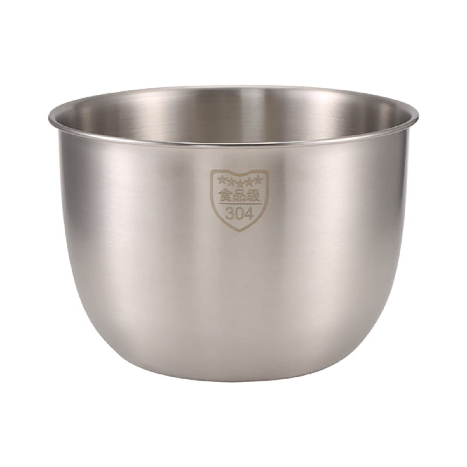 Kitchen Stainless Steel 304 Mixing Bowl Deep Design Cooking Baking Cake ...