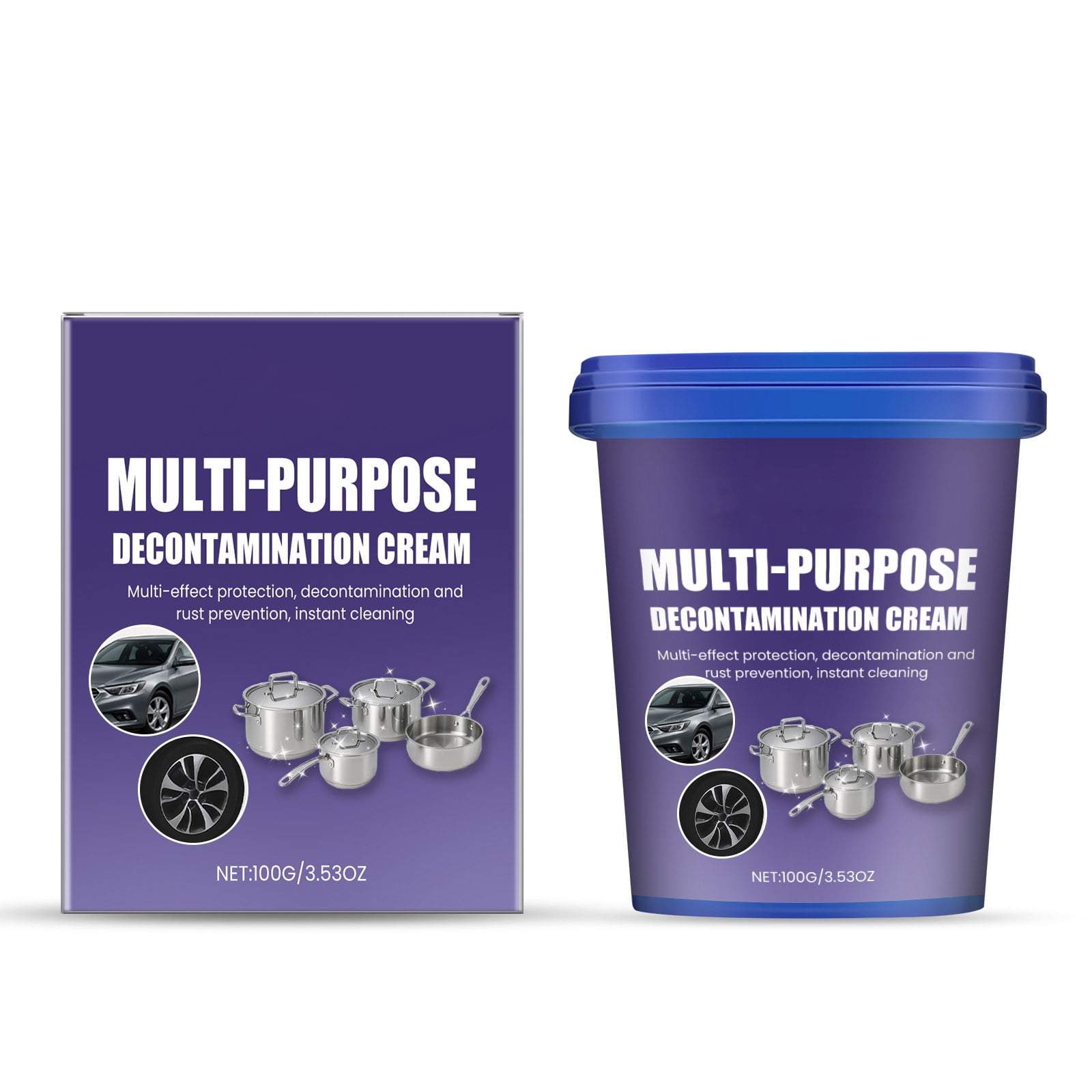 Kitchen Stainless Steel Cleaning Paste To Oil And Scale Mild Formula ...