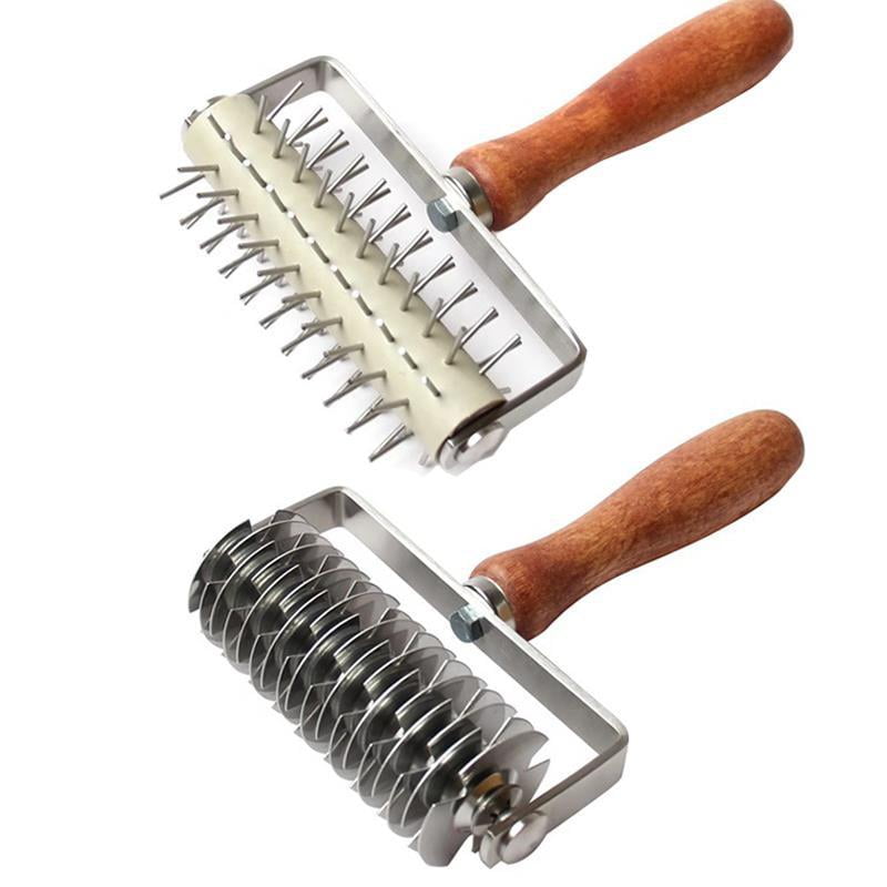 Kitchen Stainless Steel Lattice Cutter Roller Pastry Bread Pizza Wheel ...