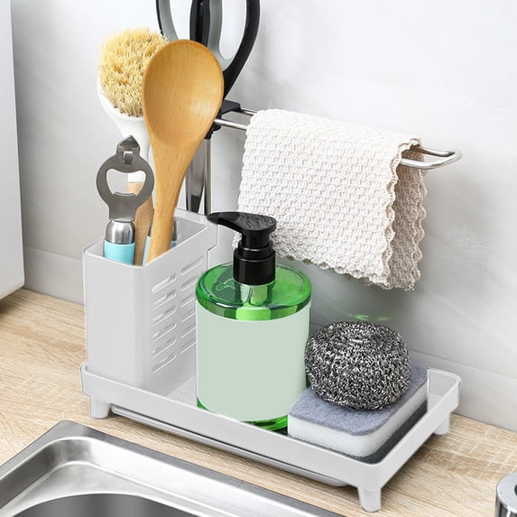 Kitchen Stainless Steel Shelf Above The Sink Countertop Steel Ball ...