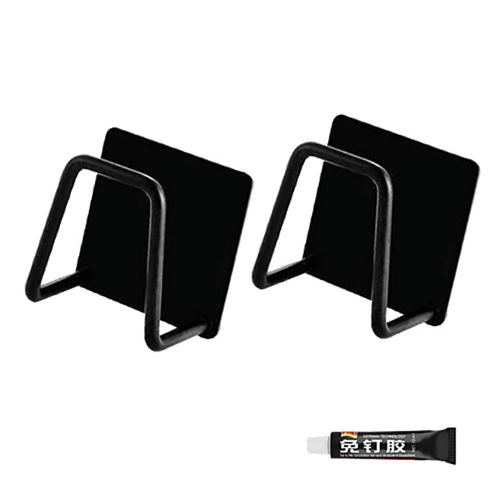 Kitchen Stainless Steel Sponge Racks Self-Adhesive Sink Sponge Drainer ...