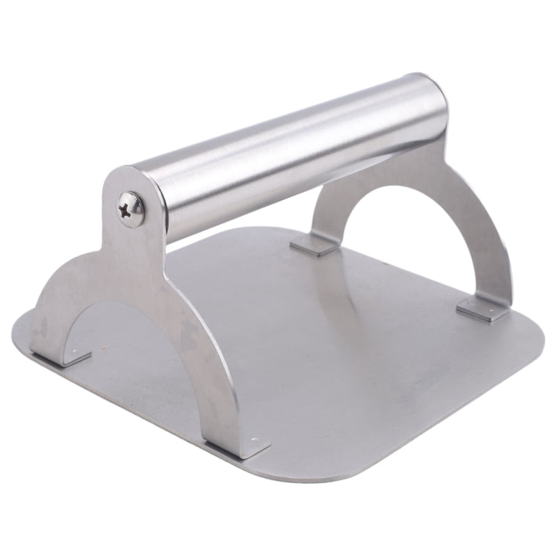 Kitchen Stainless Steel Steak Weight/Bacon Press with Handle, Heavy ...
