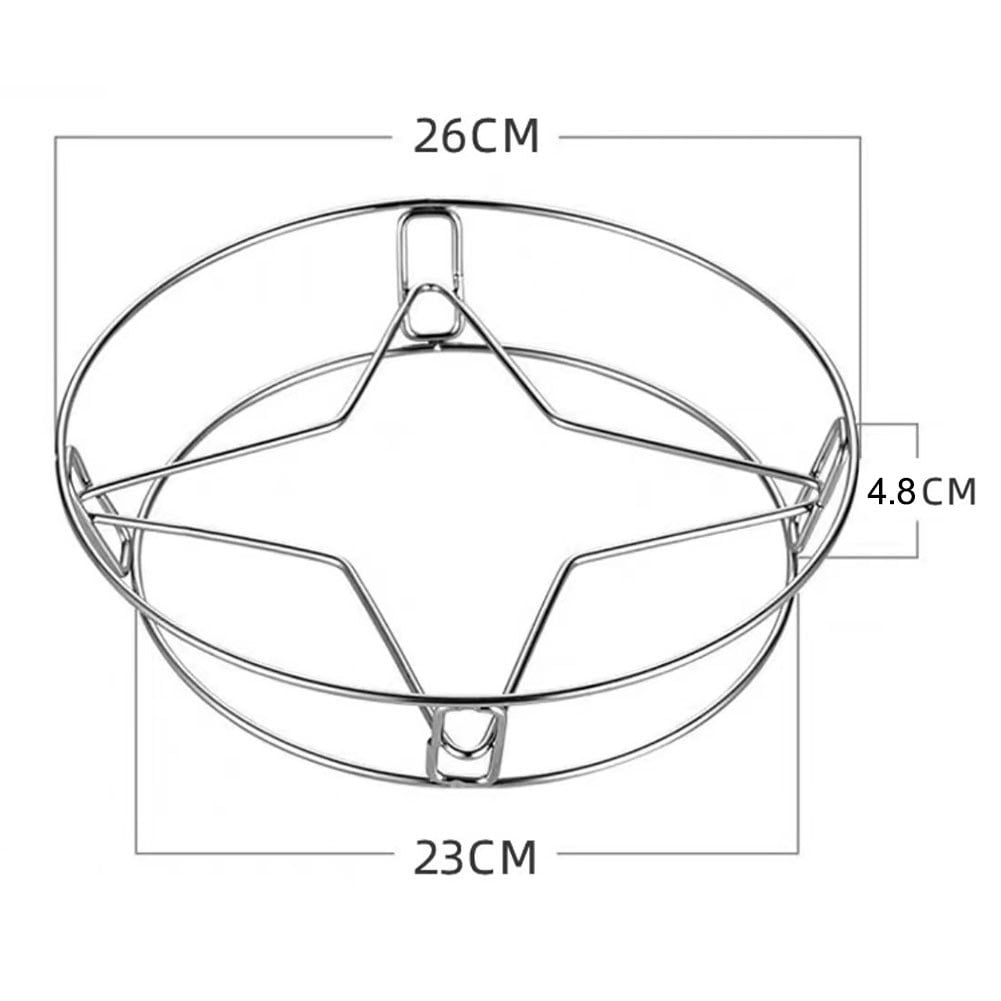 Kitchen Steam Rack Stainless Steel Wok Rack Five Stars Steam Rack Wok ...