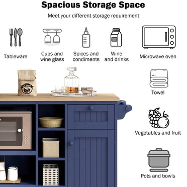 "HOMCOM White Kitchen Pantry with Adjustable Shelves, 71"" Farmhouse ...
