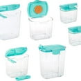 Kitchen Storage Canister Container Set for Flour, Sugar & More, Keeps ...