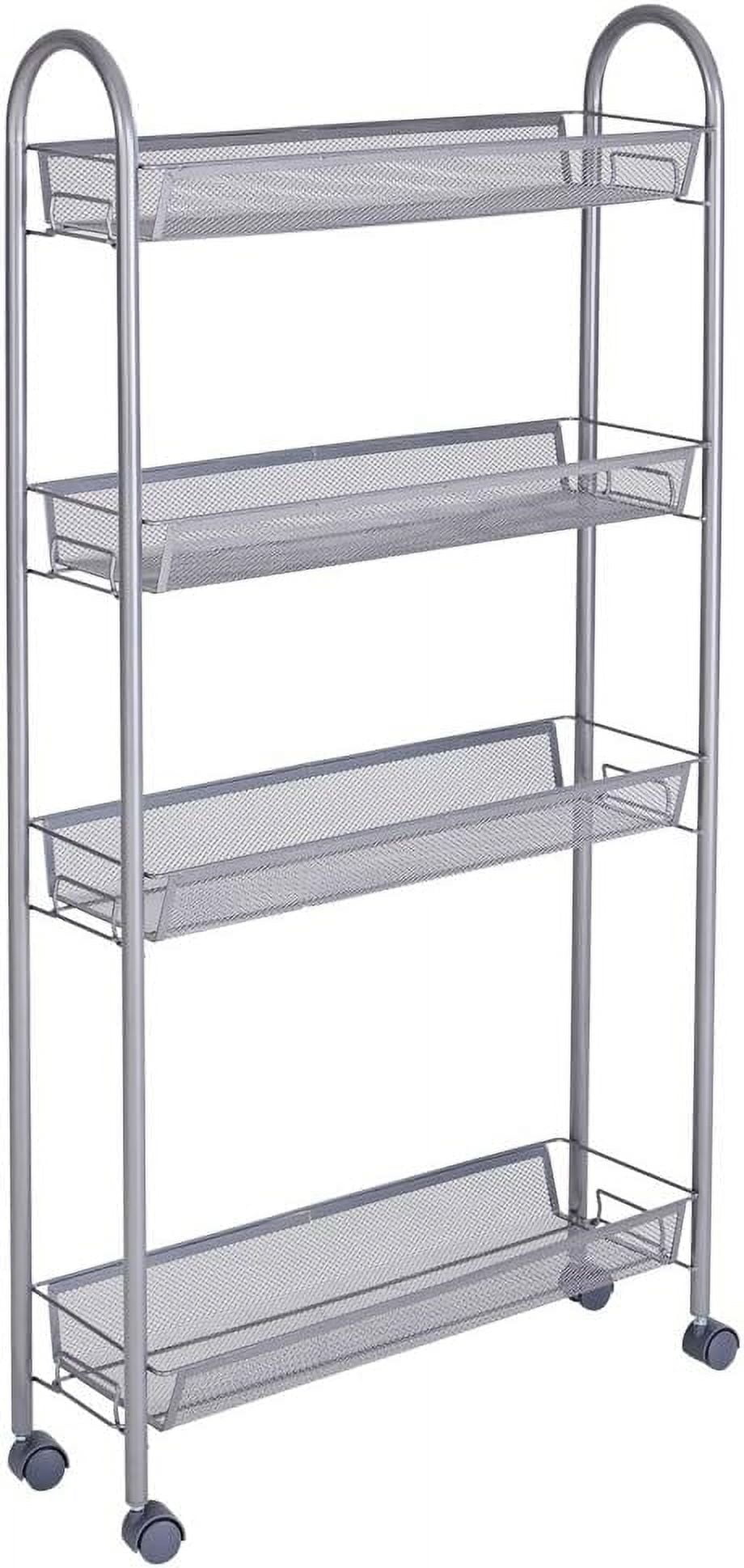 Kitchen Storage Carts Mobile Kitchen Storage Islands Rolling Shelves 4 ...